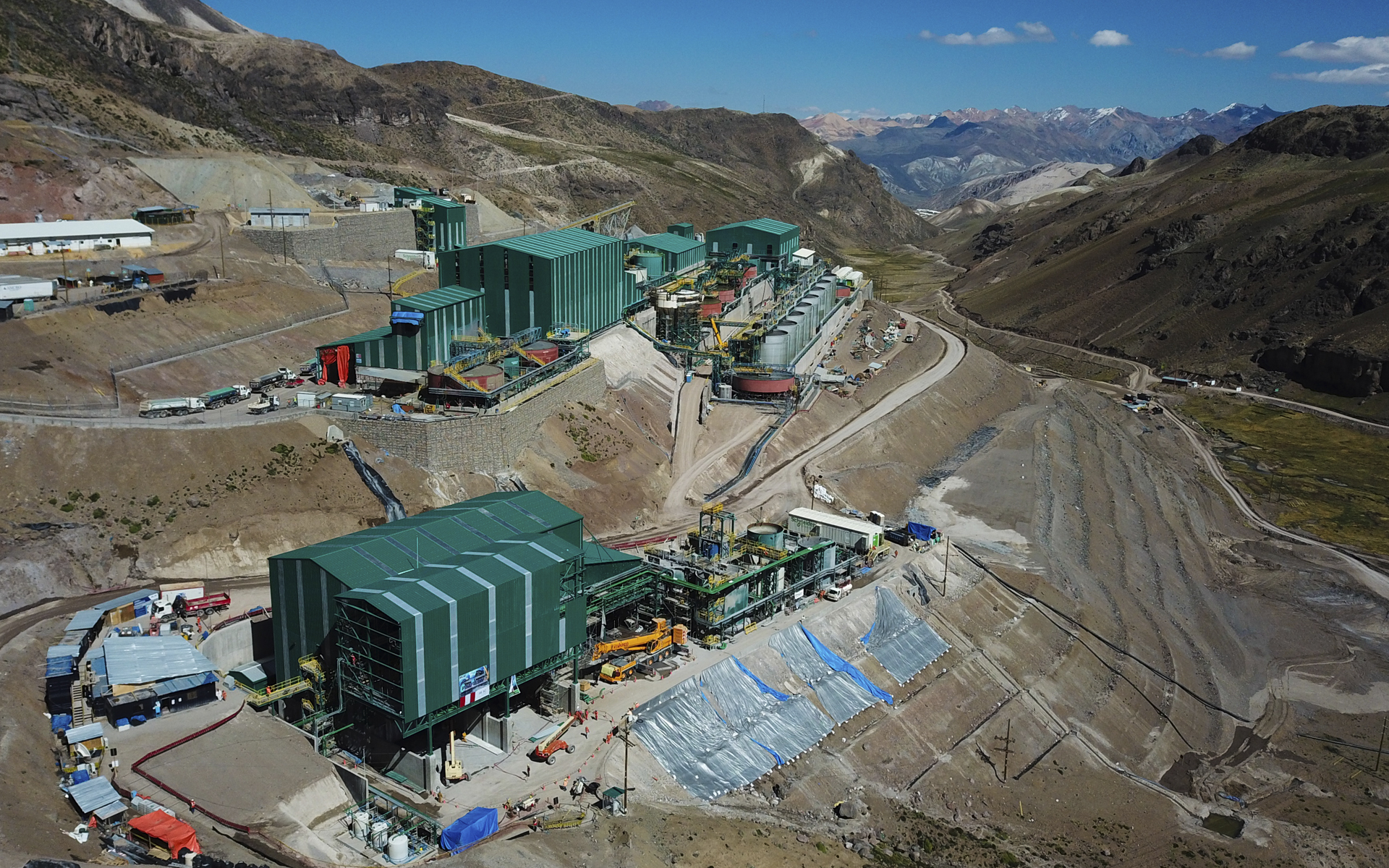 Planta de filtrado de relaves de la unidad minera Tambomayo : JJC Grupo